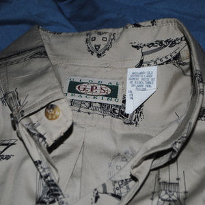 GPS Global Tracking | Shirts | Gps Global Tracking Mens Boat Print ...